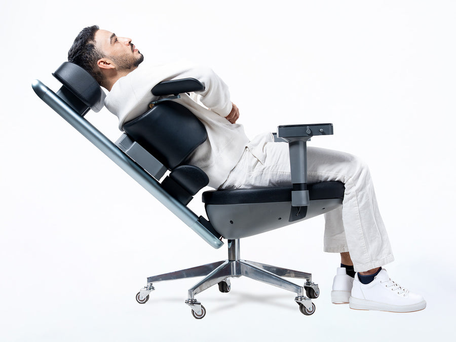 Lumoo Uplift Chair, True Lumbar Relief through lifting! – LUMOO CHAIR