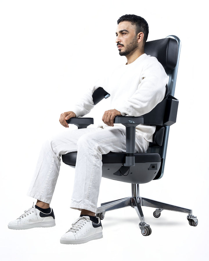 Lumoo Uplift Chair, True Lumbar Relief through lifting! – LUMOO CHAIR